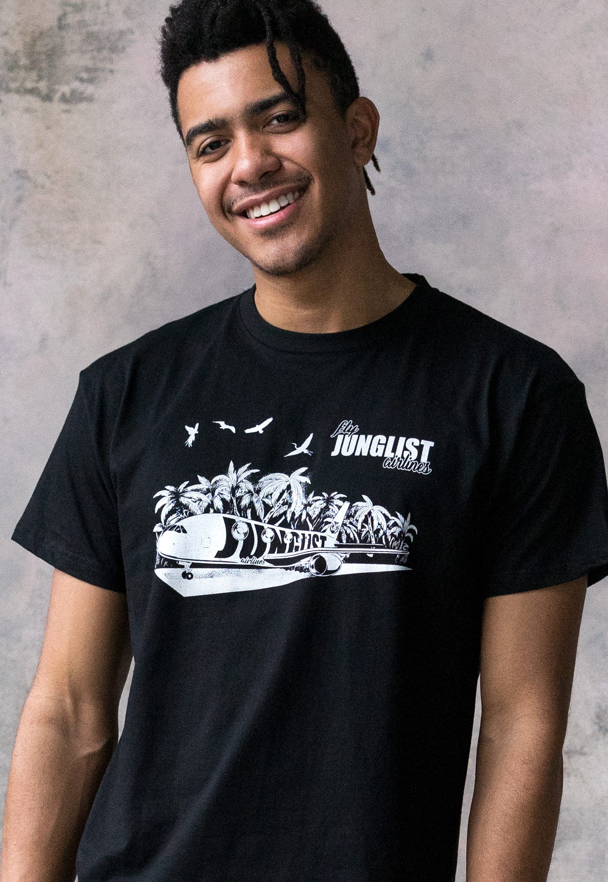 Junglist Airlines T Shirt Drum and Bass Jungle Massive DJ & | Etsy