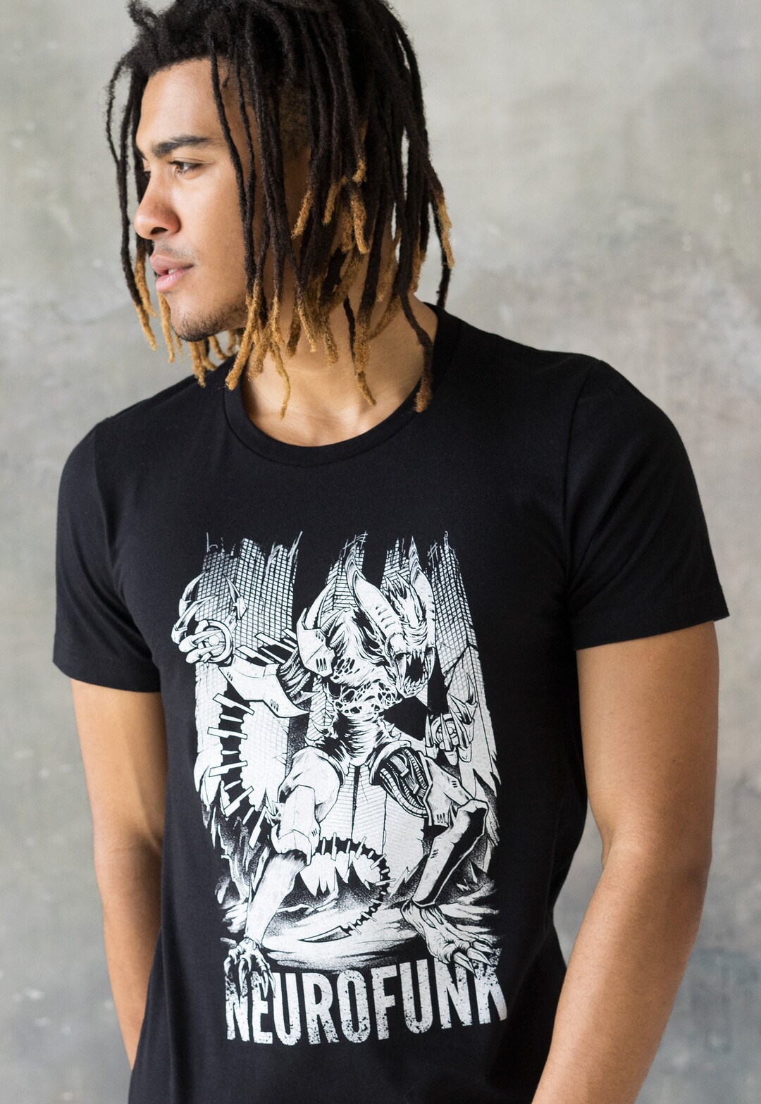 Neurofunk Invasion T Shirt Drum and Bass Alien DJ Synthesizer & Synth ...