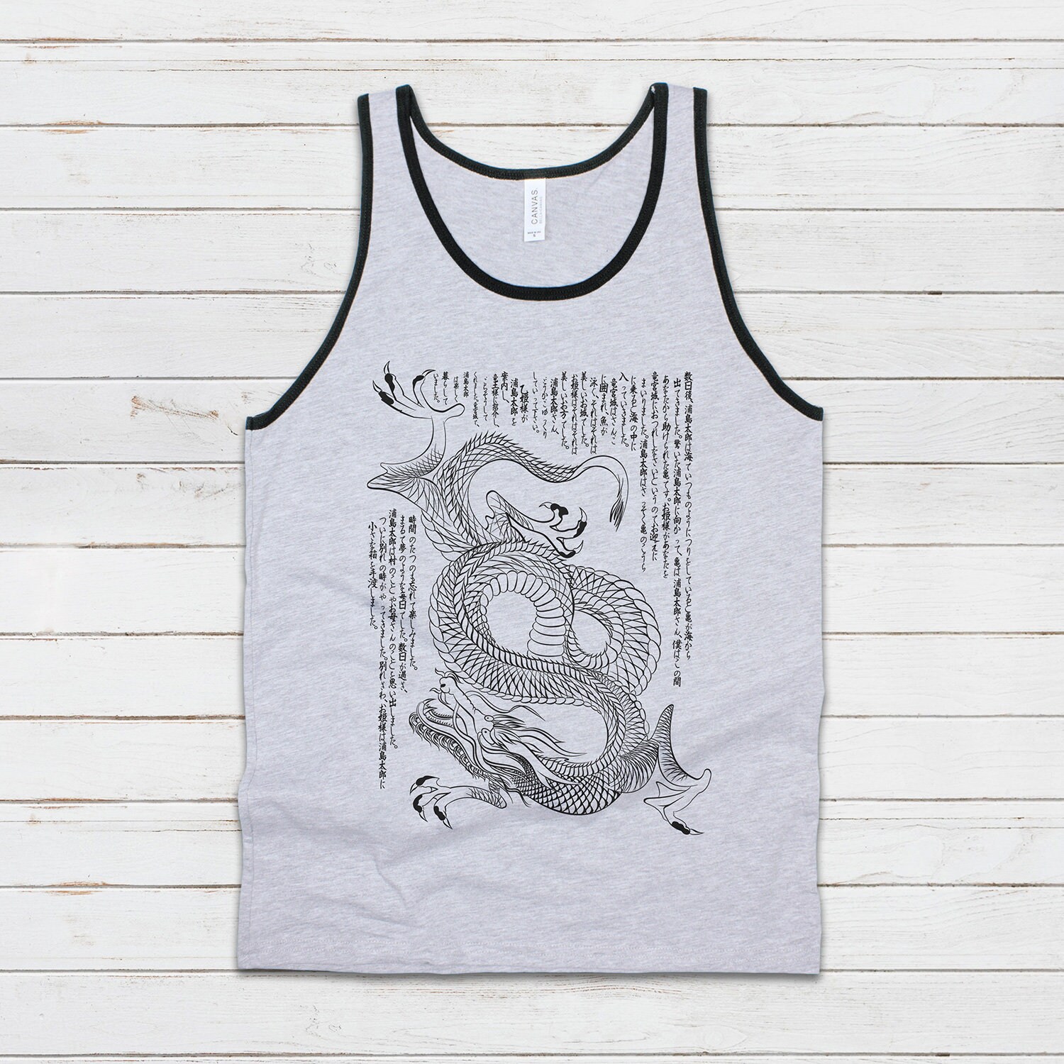 Japanese Tank Top Dragon Ryu Japan Traditional Chinese Ukiyo-e - Etsy UK