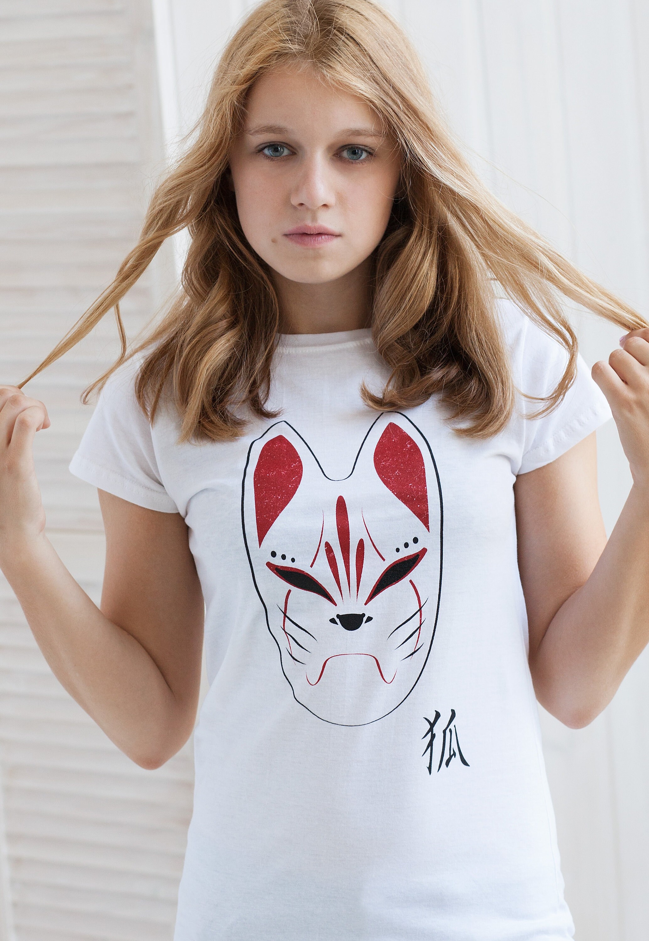 Japanese Fox Mask T Shirt Kitsune Tokyo Harajuku Japan | Etsy