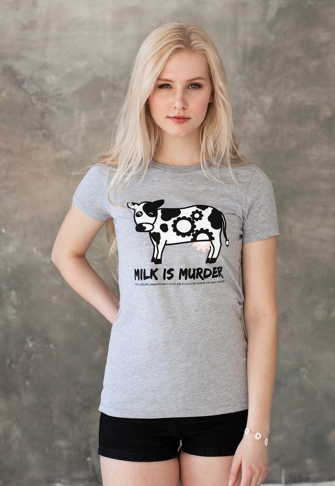 Milk is Murder Vegan T-shirt - Animal Rights Activist Tee - Etsy