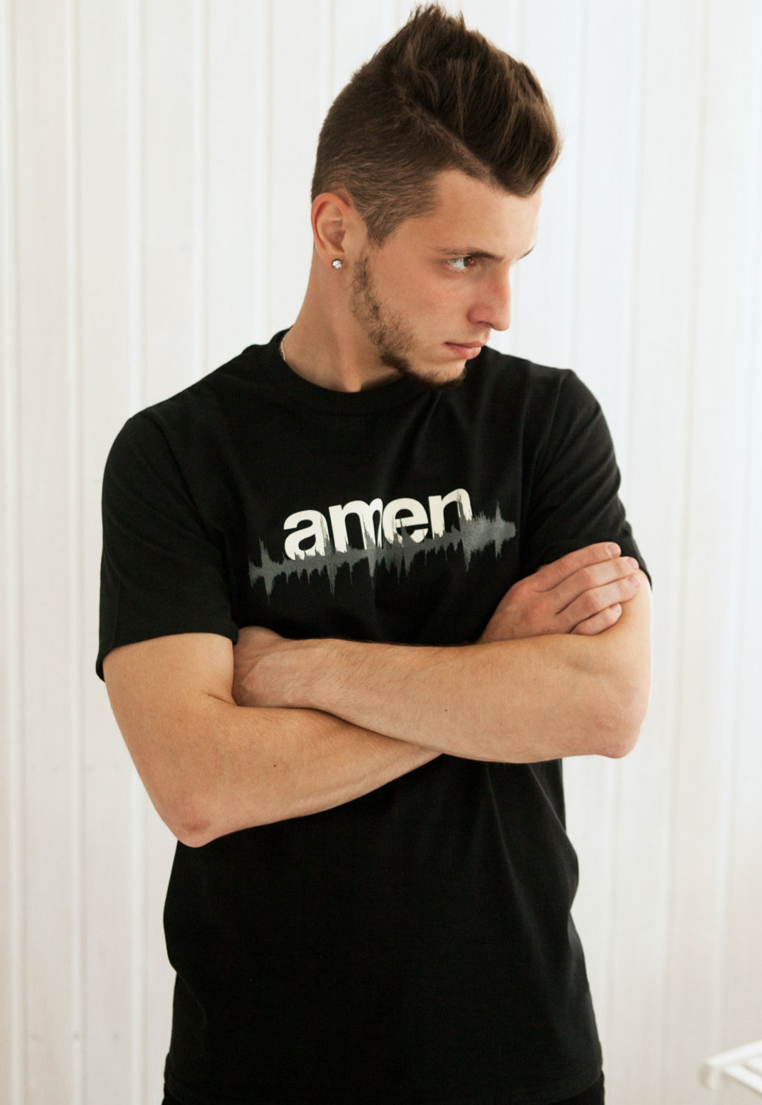 Drum and Bass T Shirt Amen Minimalist & N Rhythm Machine Dubstep ...