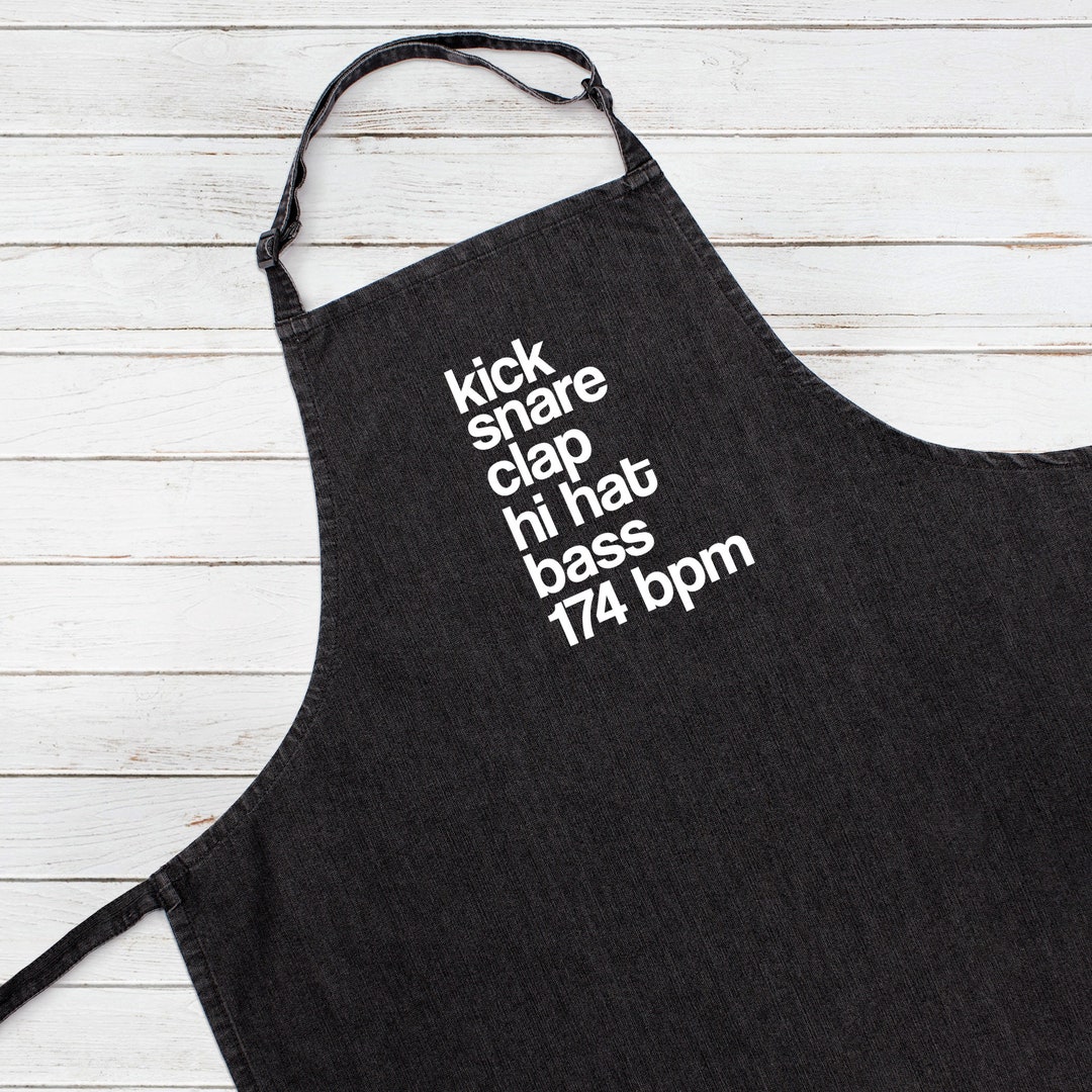 Baking Cooking Apron Drum and Bass Music Junglist Music DJ Synth Dnb ...