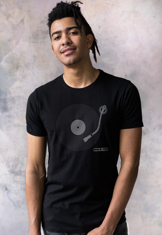 Keep It Vinyl T Shirt LP Record Player Turntable Minimalist DJ - Etsy