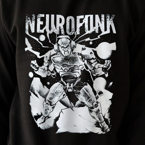 Neurofunk Destruction Sweatshirt Robot Junglist Drum and Bass DJ Synth ...