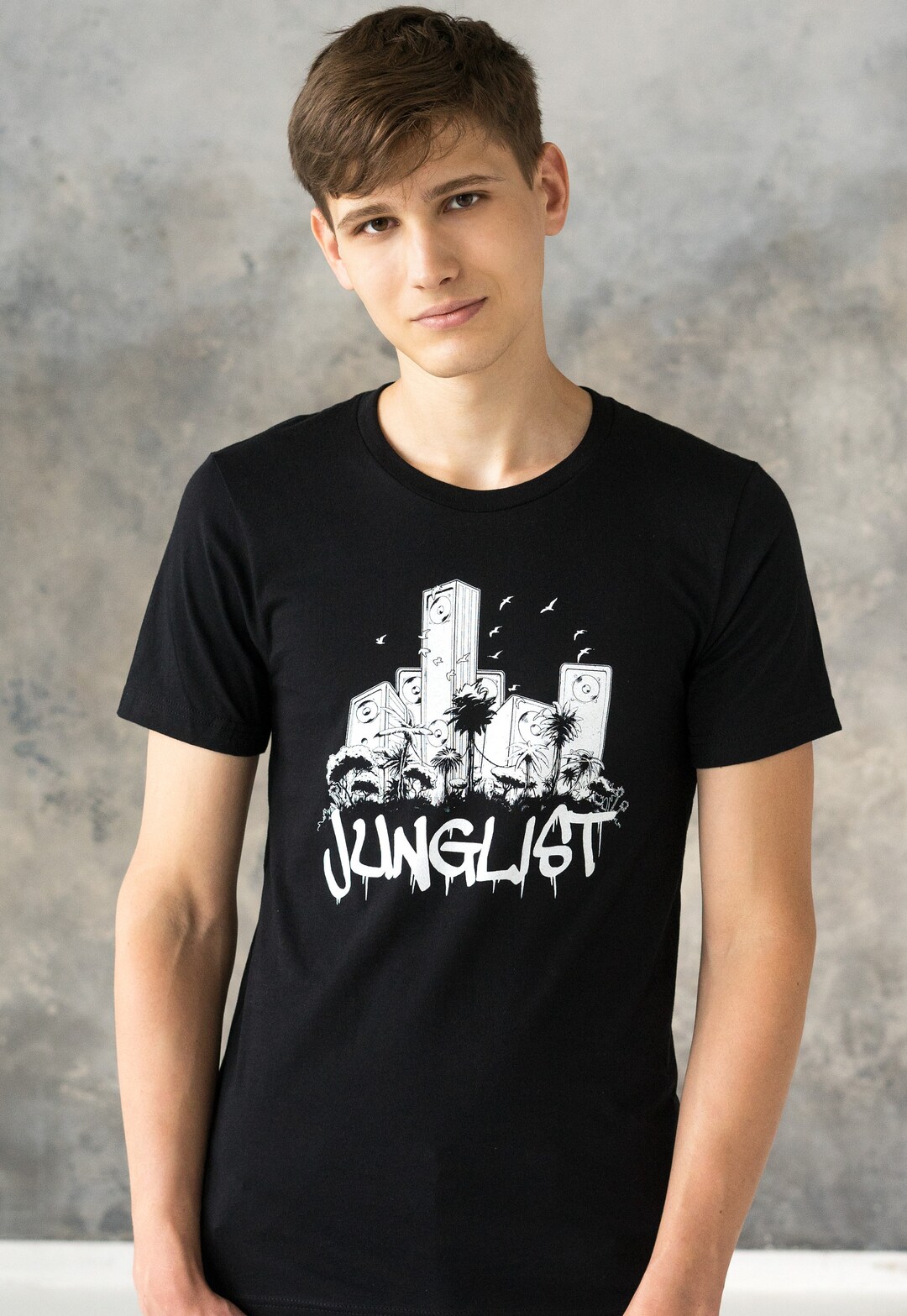 Junglist Sound System T Shirt Jungle Massive Drum and Bass DJ Synth ...
