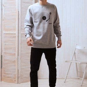 Keep It Vinyl Sweatshirt Minimalist Decks Turntable Vinyl LP Record ...