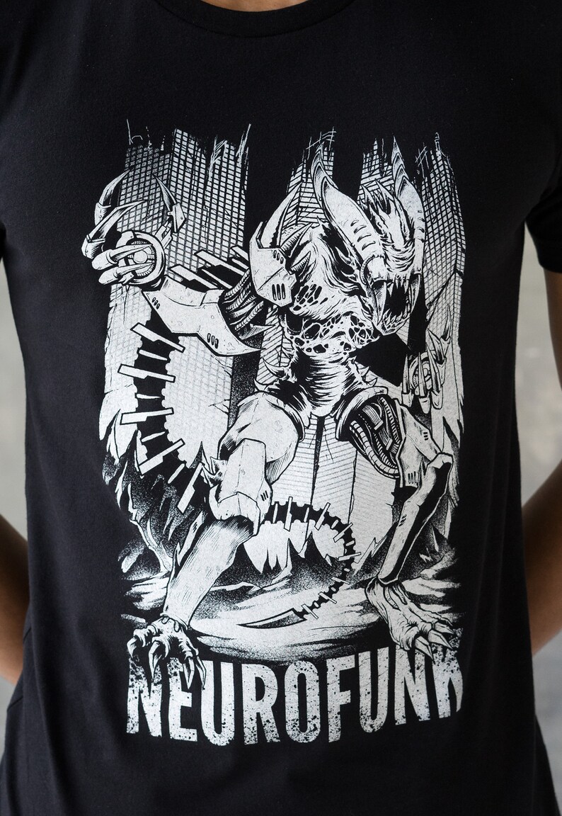 Neurofunk Invasion T-shirt: Alien DJ, Drum & Bass Music - Etsy