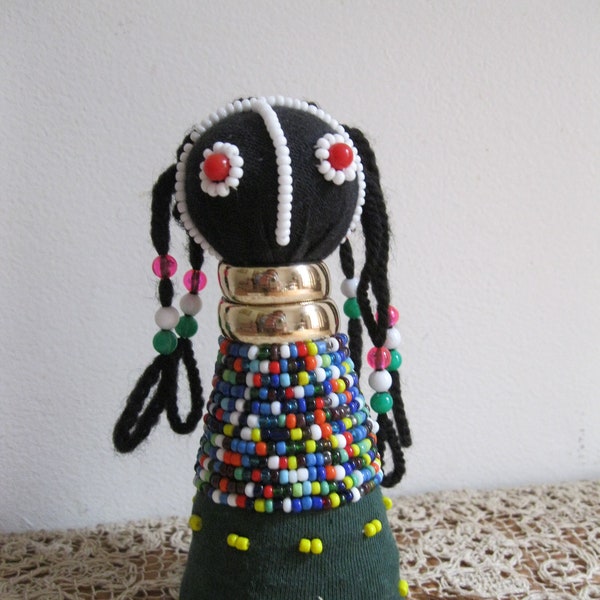 South African Beaded Doll - Etsy