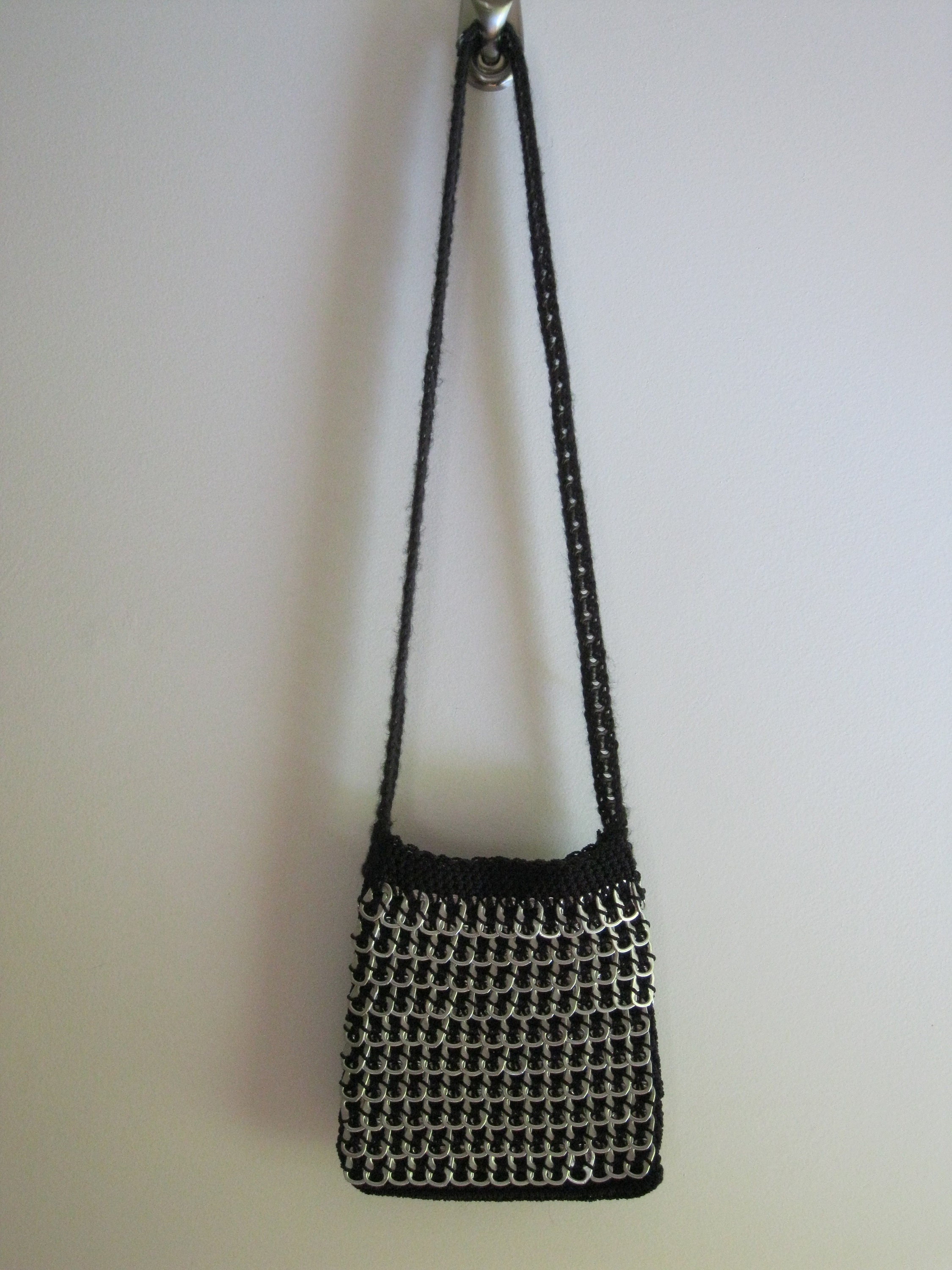 Vintage Folk Art Aluminum Can Pull Tab Purse With Shoulder - Etsy