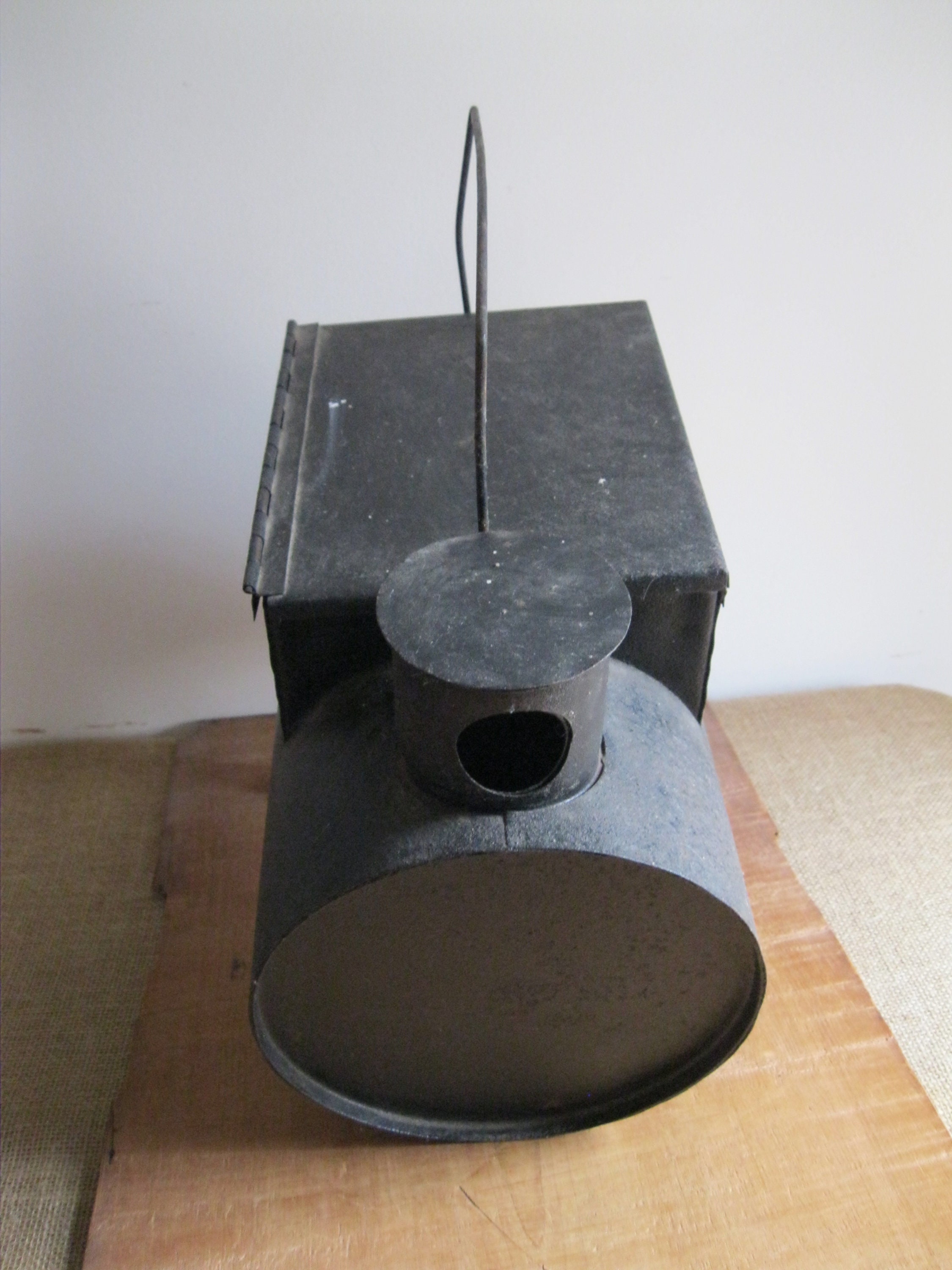 Antique Primitive Chestnut Roaster-black Metal Tin Hearth - Etsy