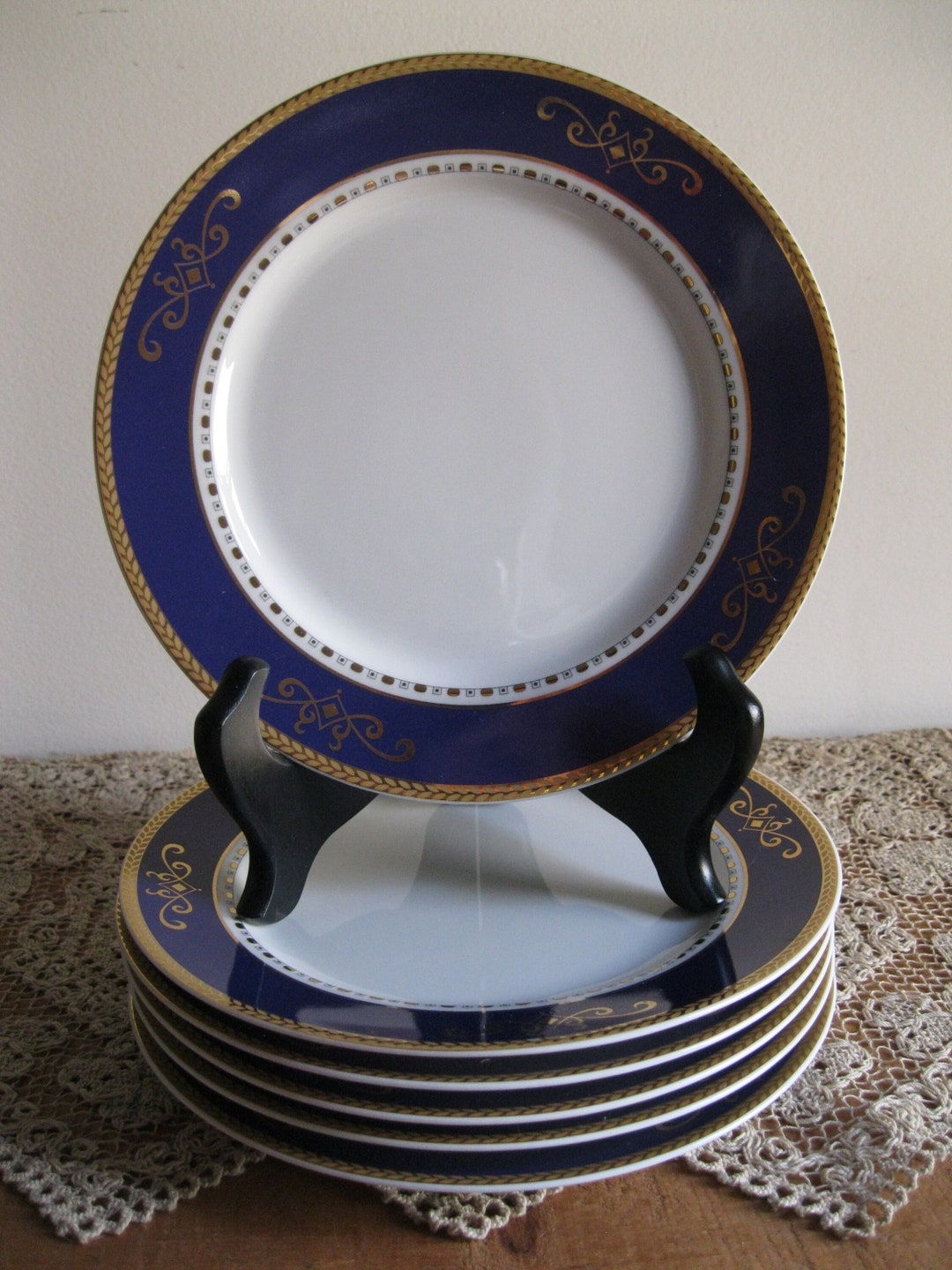 Rare Vintage C'mielow Porcelain Salad/dessert Plates-poland Porcelain ...