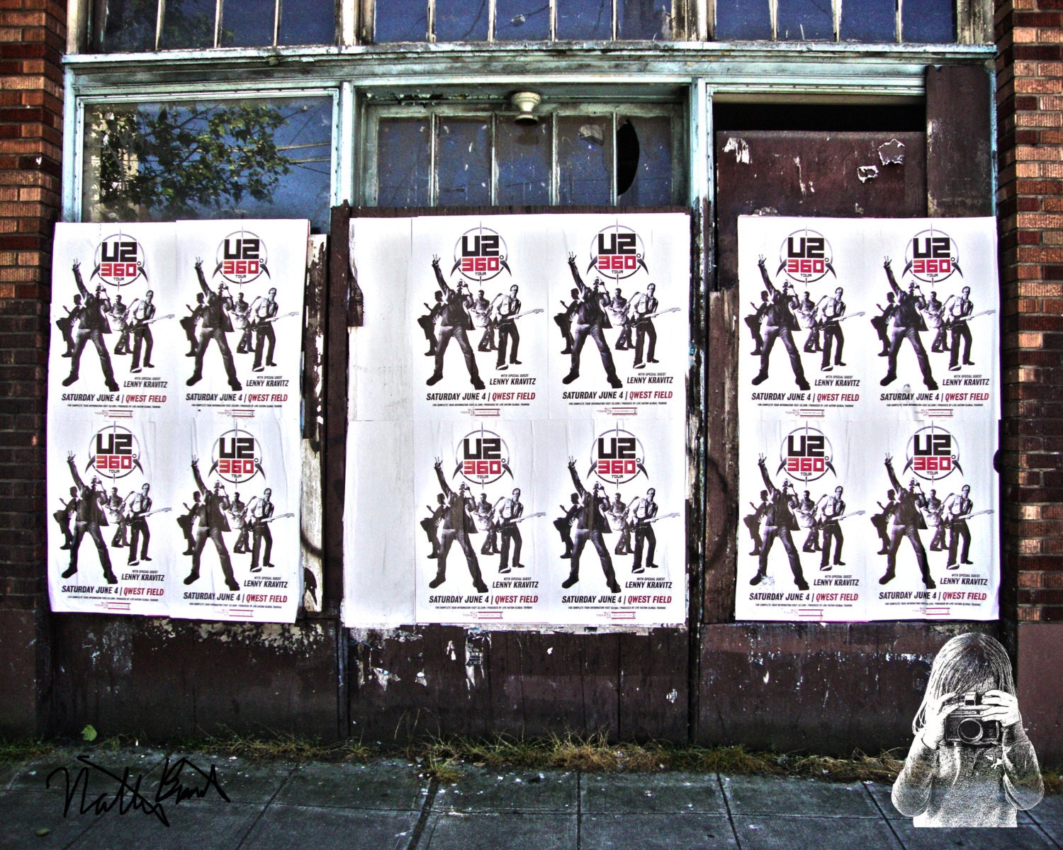 U2 Seattle - INSTANT DIGITAL Download - Pasted Posters Advertise a U2 ...
