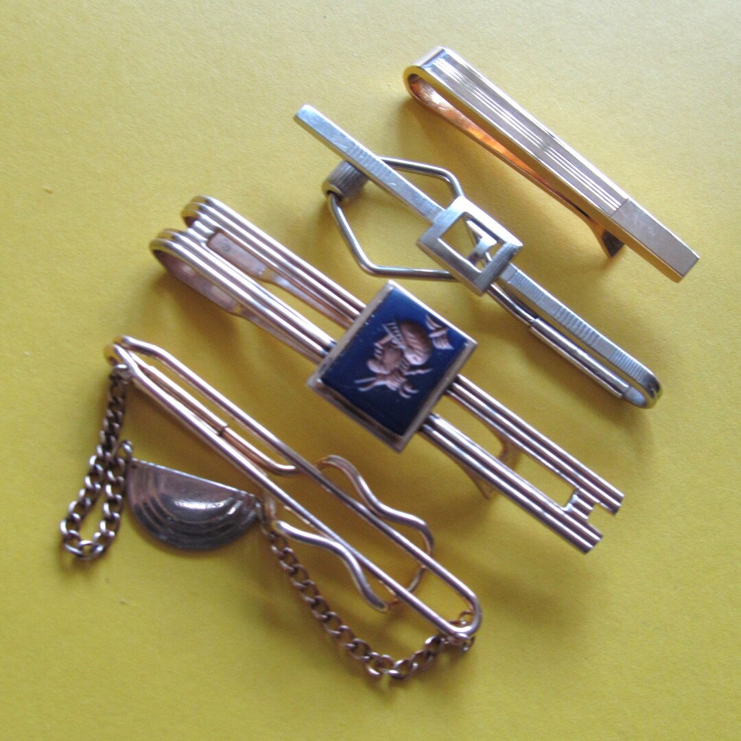 Vintage Tie Bar Selection - You Choose Swank Hadley Woolno Masculine ...
