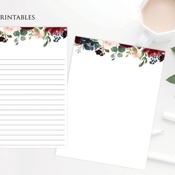 Printable Stationery - Etsy