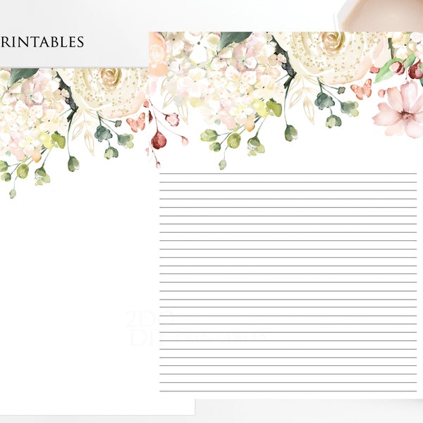 Spring Printable Stationery - Etsy