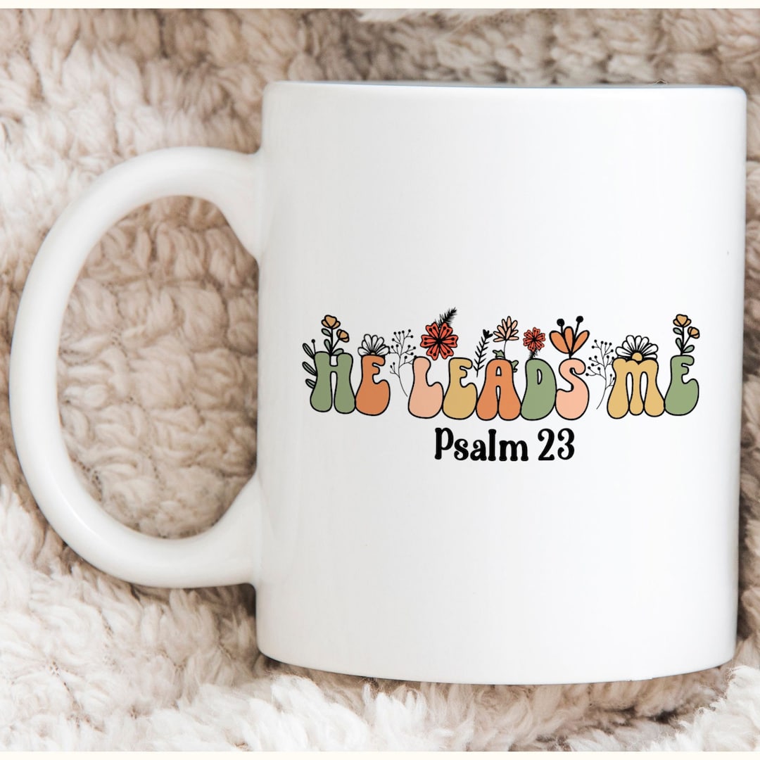 Scripture Mug Psalm 23 Bible Journaling Gift Mug Faith - Etsy