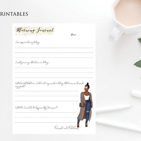 Black Woman Journal - Etsy