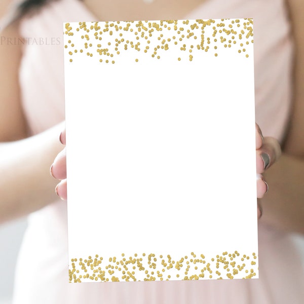 Gold Confetti - Etsy