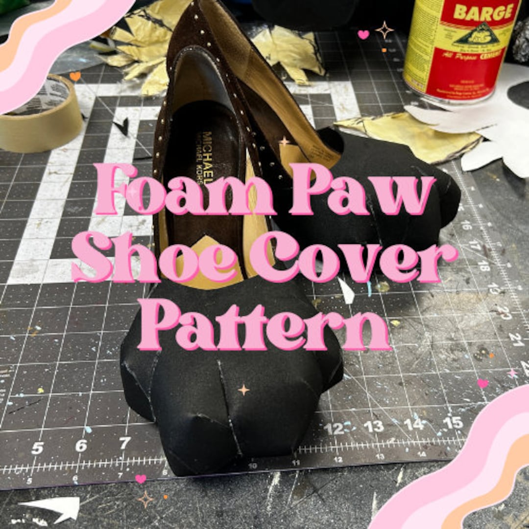 Paw Shoe Cover Pattern - EVA Foam, Cosplay, Costume - Etsy