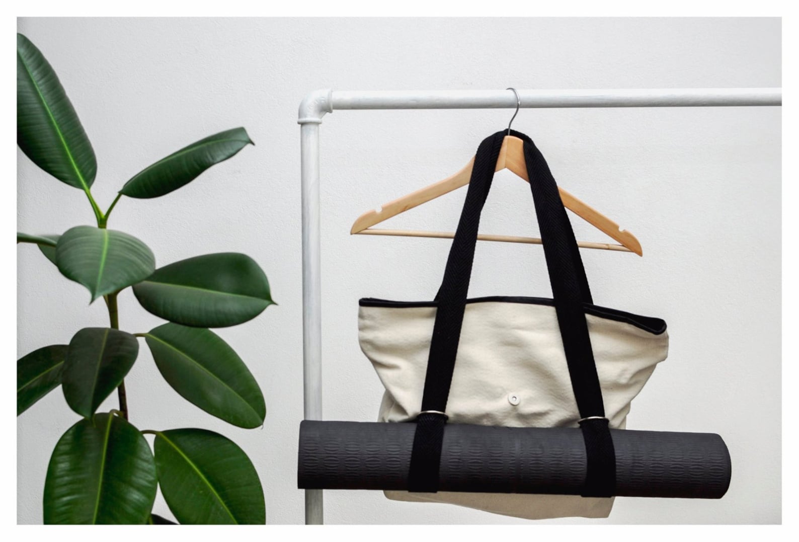 Yoga Tote Bag Yoga Mat Bag Canvas Bag Handmade Shoulder - Etsy