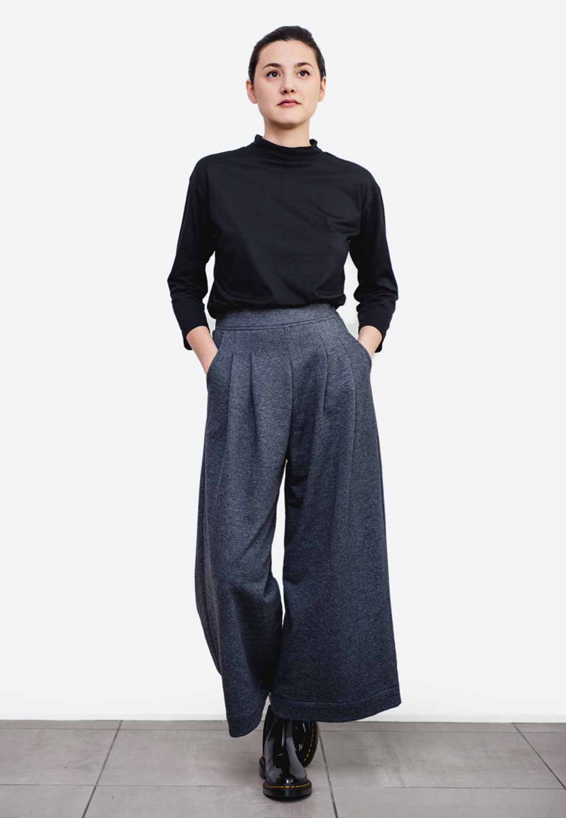 Palazzo Pant, Japan Pant, Wideleg Trousers, High Waist Culotte by ...