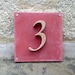 House Number 3 of Stone - Etsy