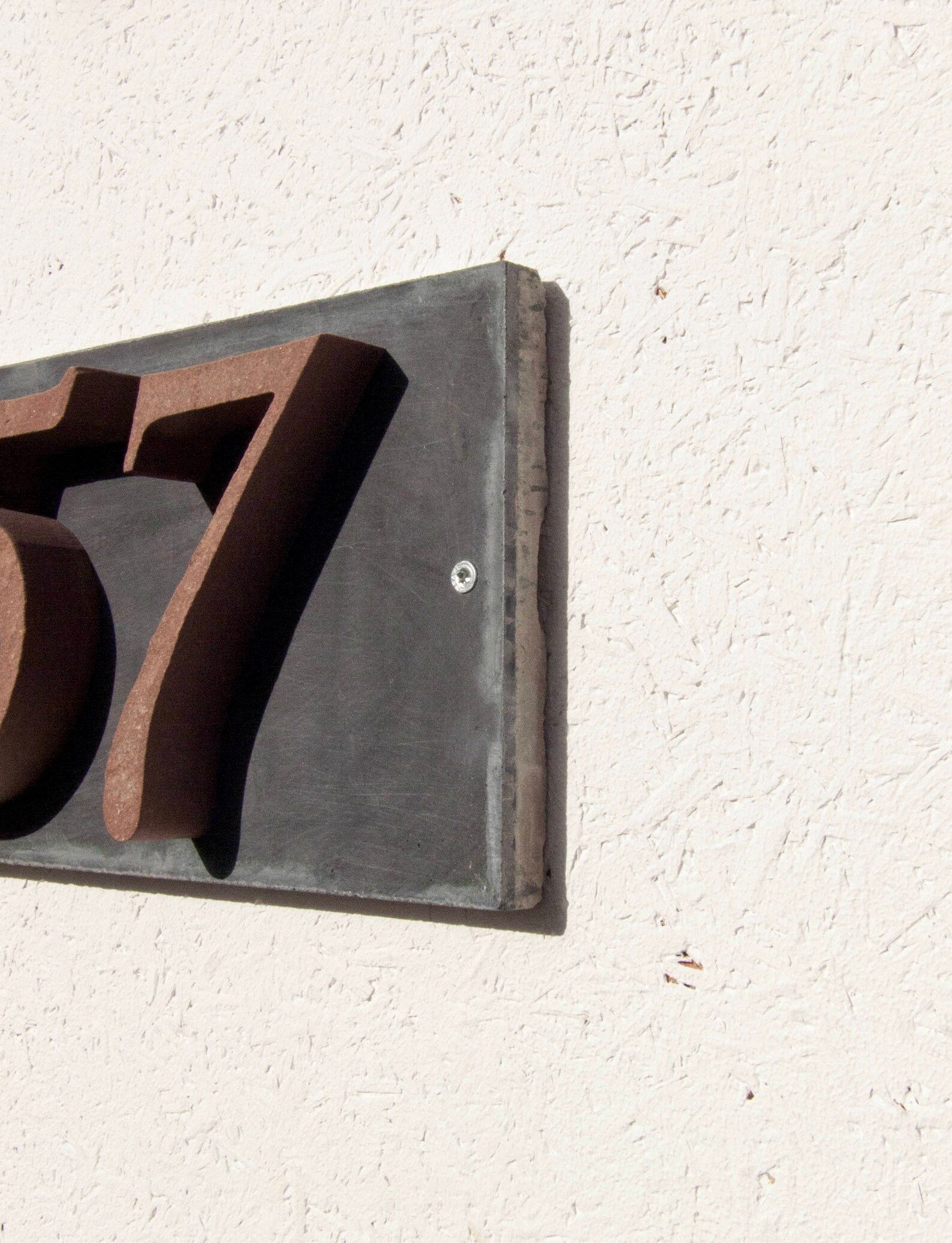 House Number "57" of Stone - Etsy