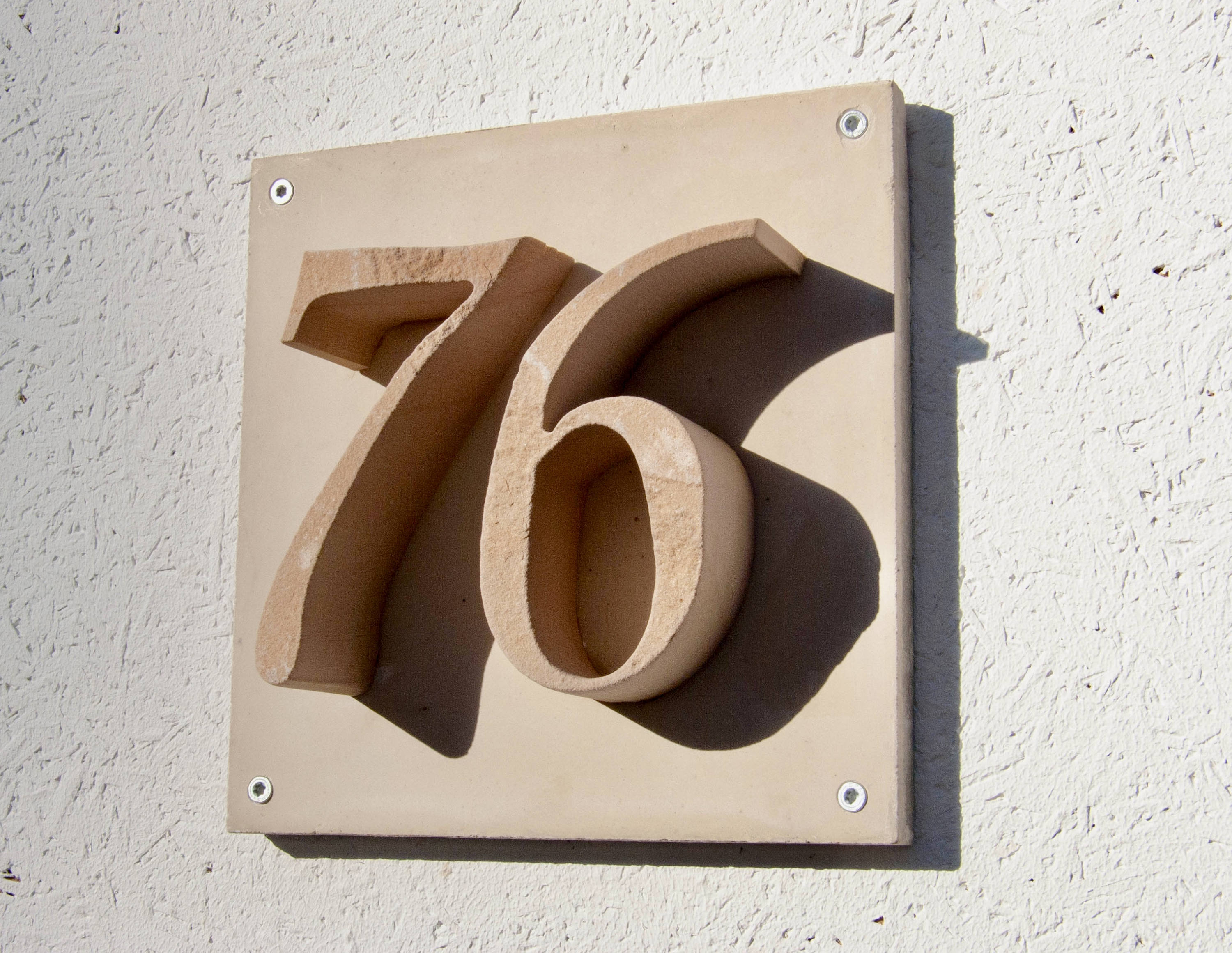 House Number 76 of Stone - Etsy