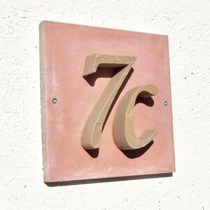 House Number "7c" of Stone - Etsy