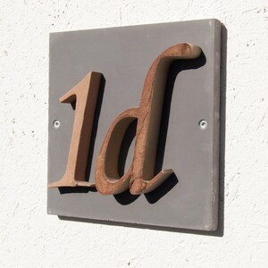 House Number "1d" of Stone - Etsy