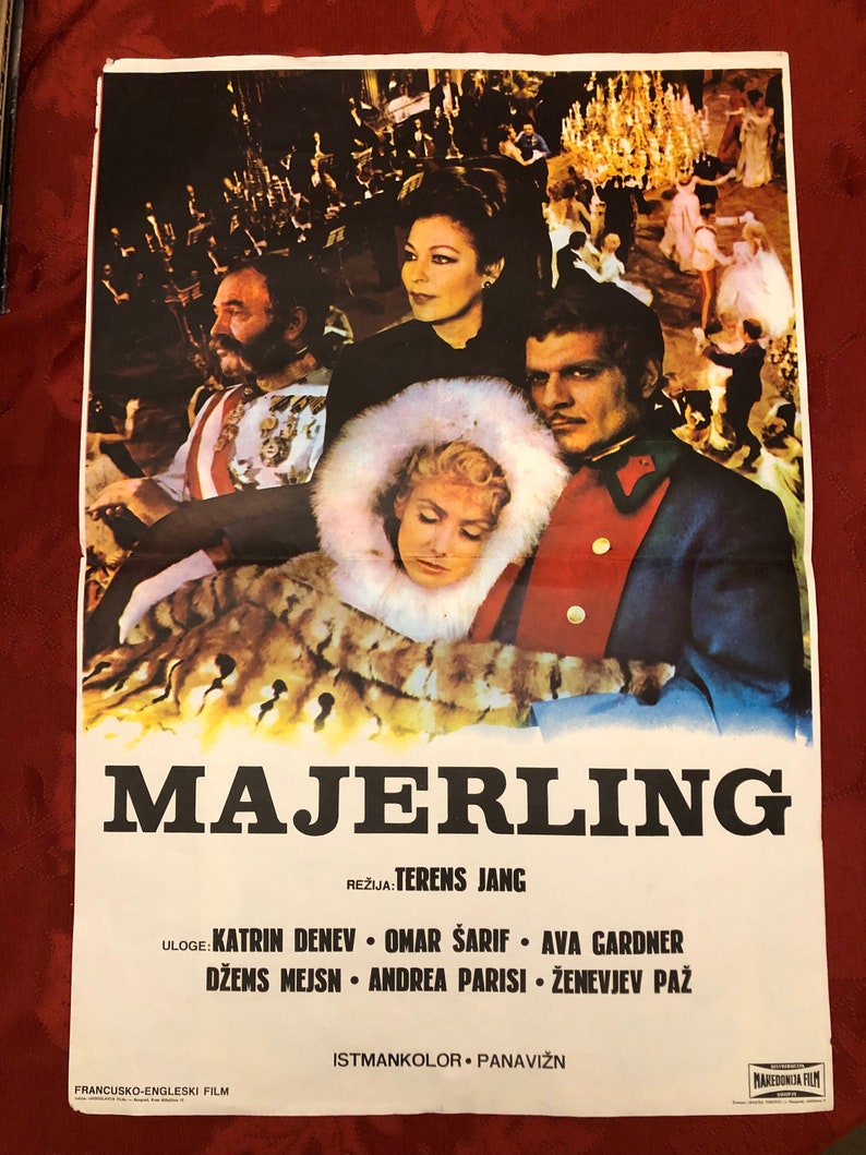 Mayerling Original Movie Poster Catherine Deneuve Ava - Etsy