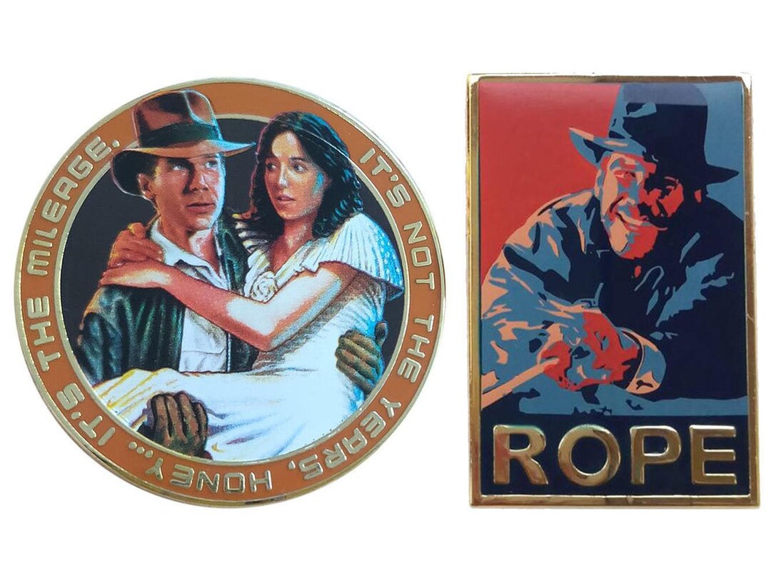 Indiana Jones Inspired Pins - COMBO PACK! - Etsy