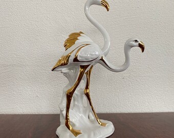 Porcelain Flamingo - Etsy