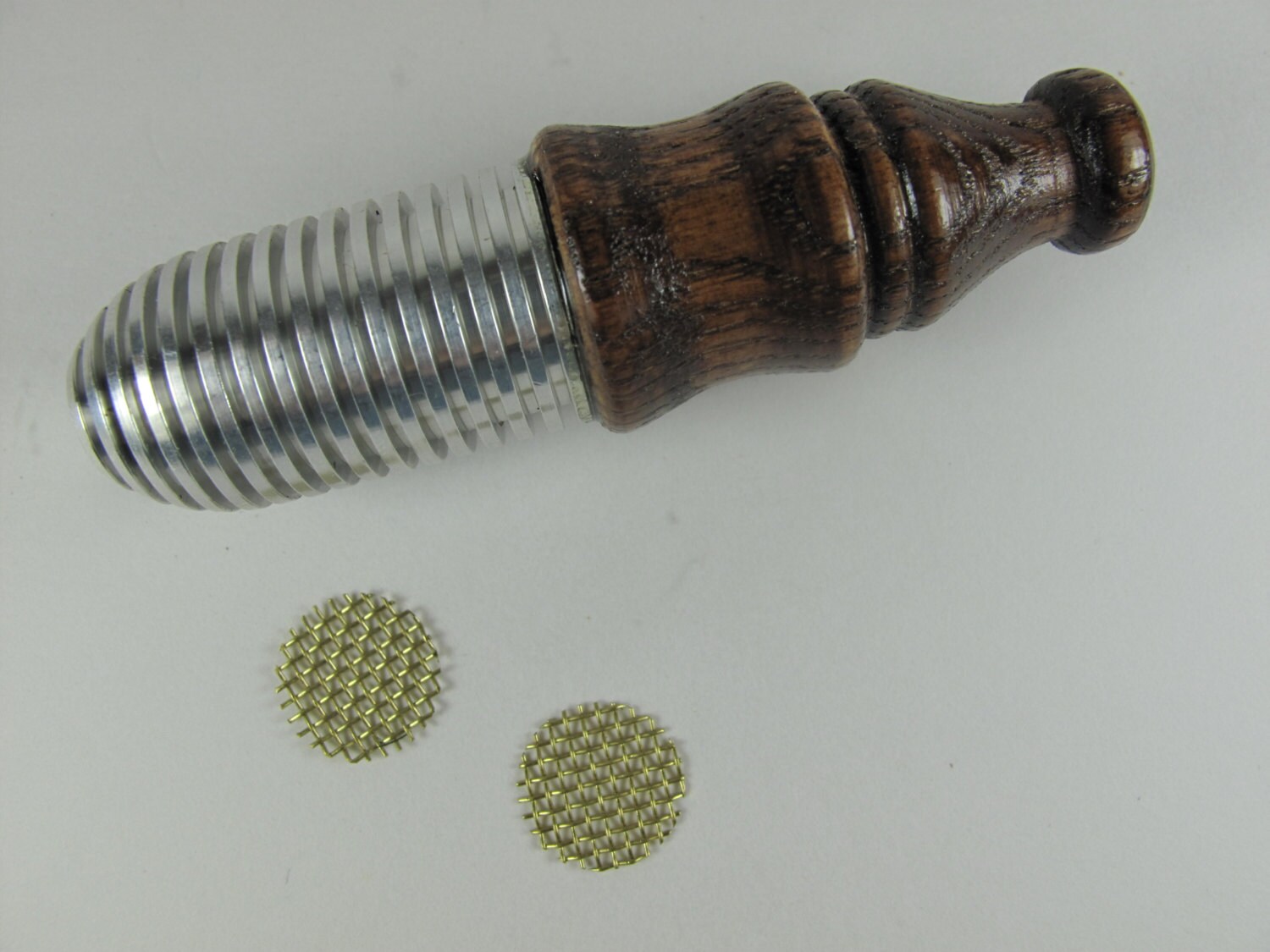 Original Sneak A Toke With Cooling Fins and Turned Oak Mouthpiece (ALSO ...