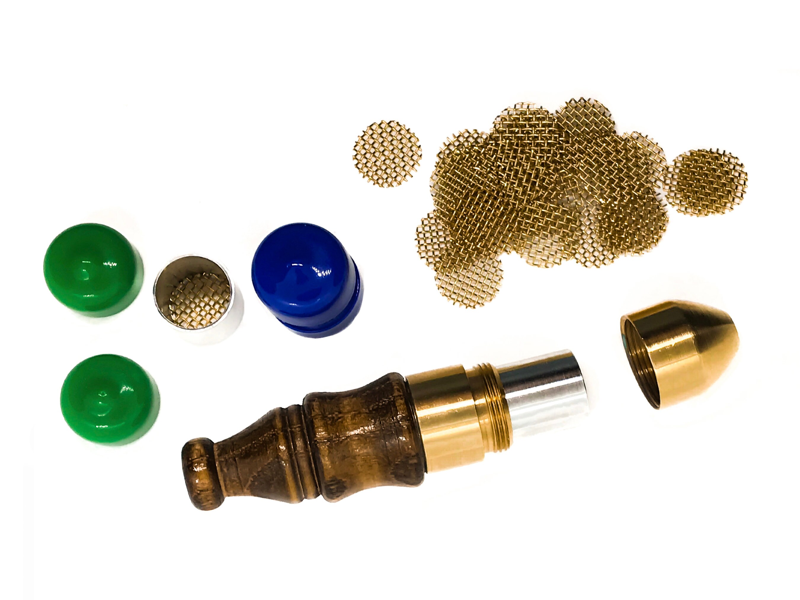 Brass & Oak Pipe W/accessories - Etsy