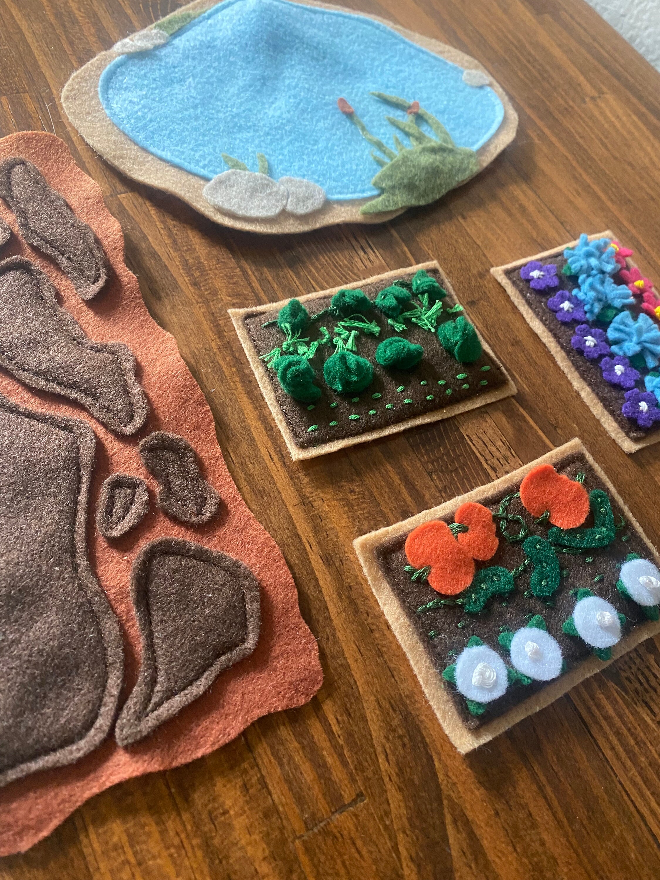 Felt Farm Pieces, Montessori Grammar Farm Inspired Work - Etsy