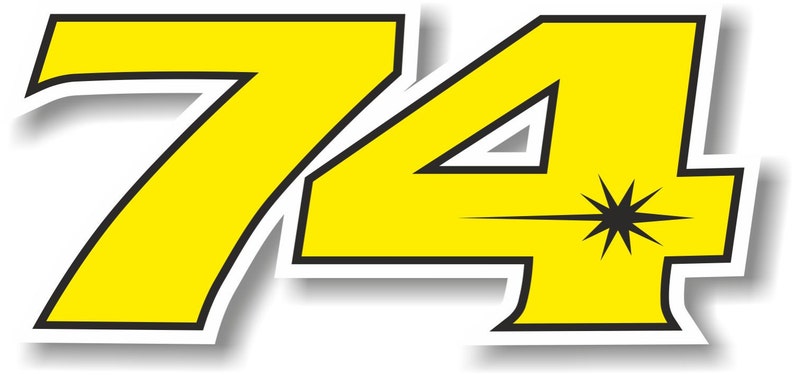 Vinyl sticker/decal Riders Race Number Daijiro Kato 74 | Etsy