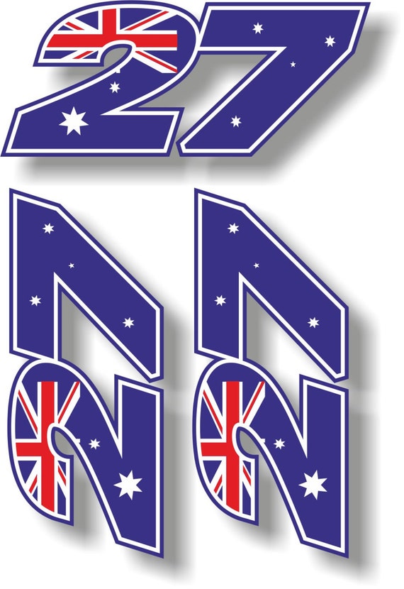 Vinyl sticker/decal Riders Race Number Casey Stoner 27 group | Etsy