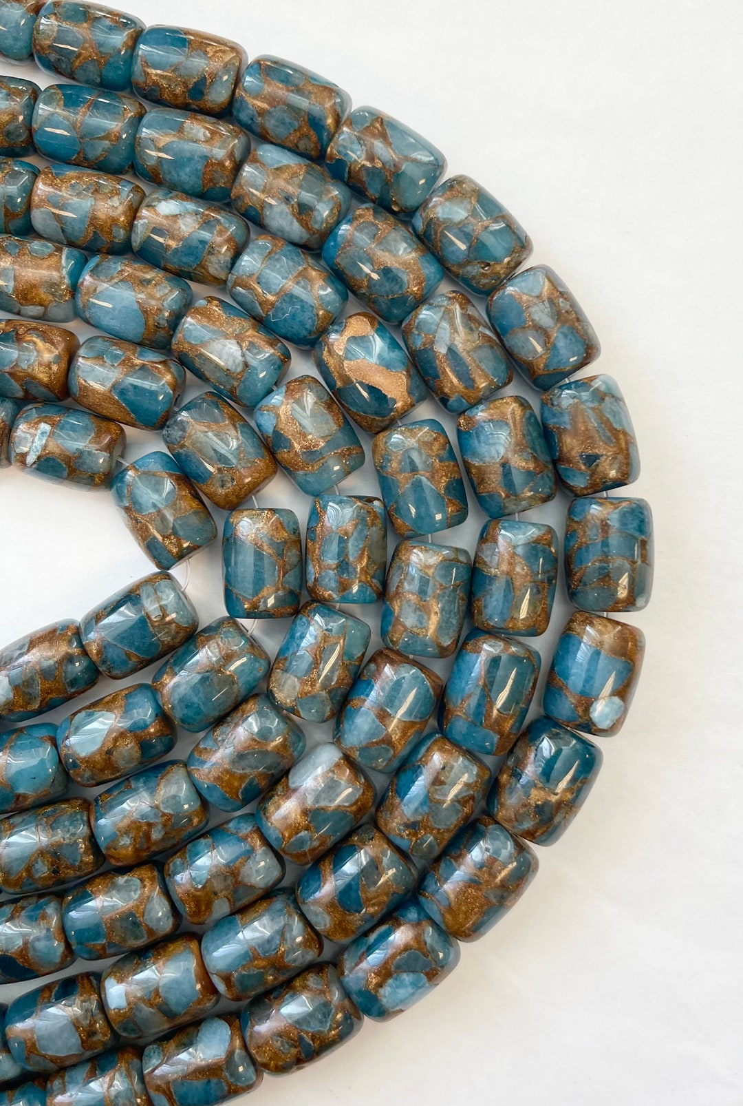 Golden Aqua Quartz 17x13mm Barrel Gemstone Beads--15.5" - Etsy