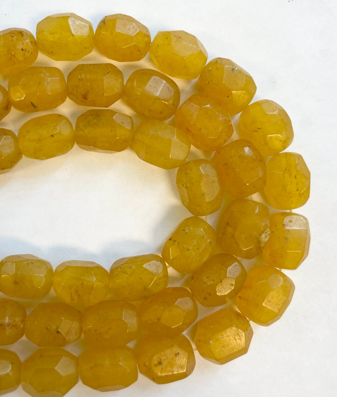 Honey Jade 16x12mm Faceted Barrel Gemstone Bead15.5 Inch Strand - Etsy