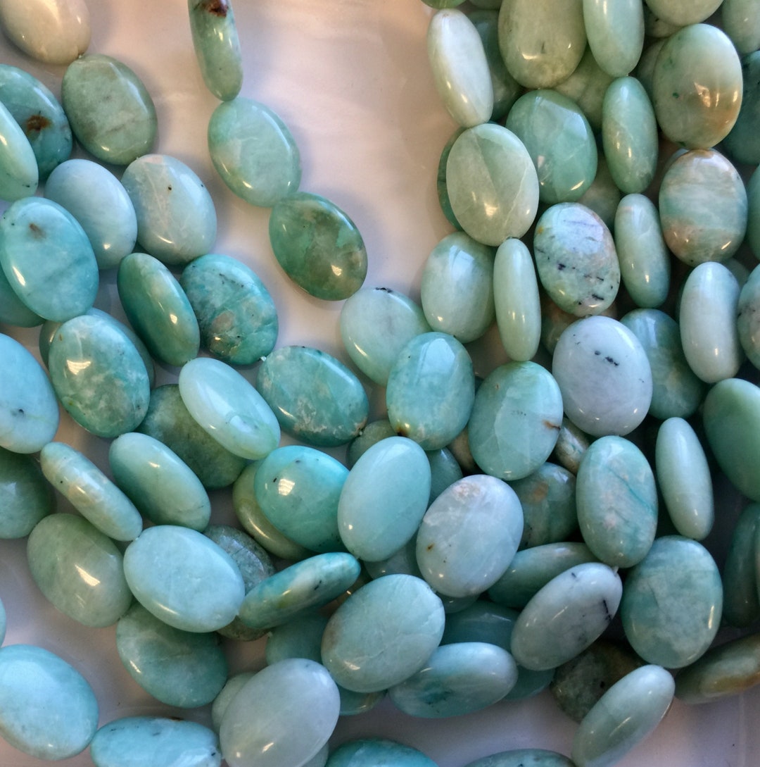 Green Peruvian Opal 10x8x3mm 18x13x6mm Flat Oval Natural - Etsy