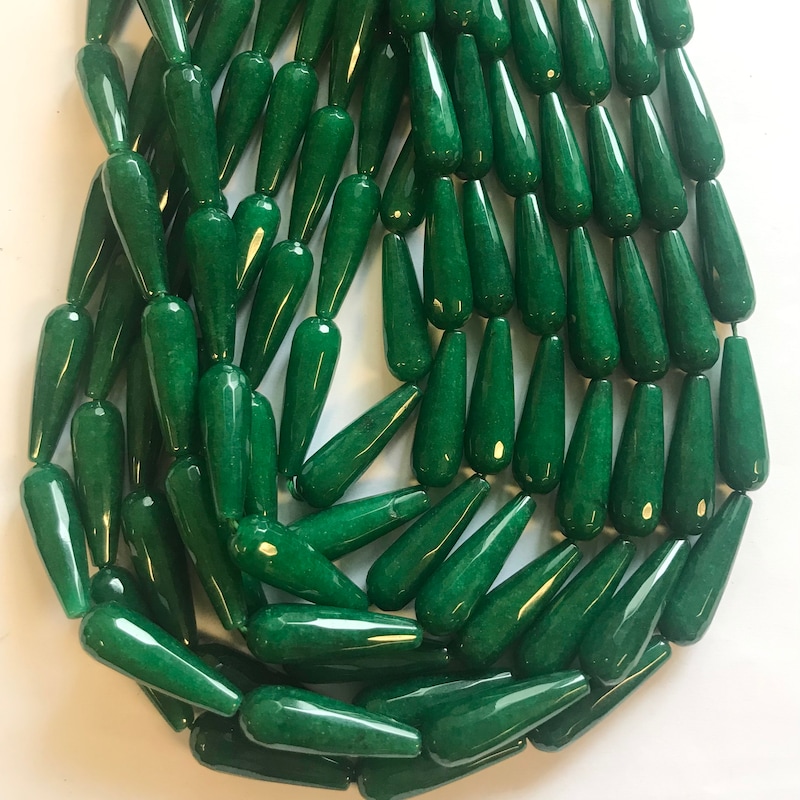 Green Teardrop - Etsy