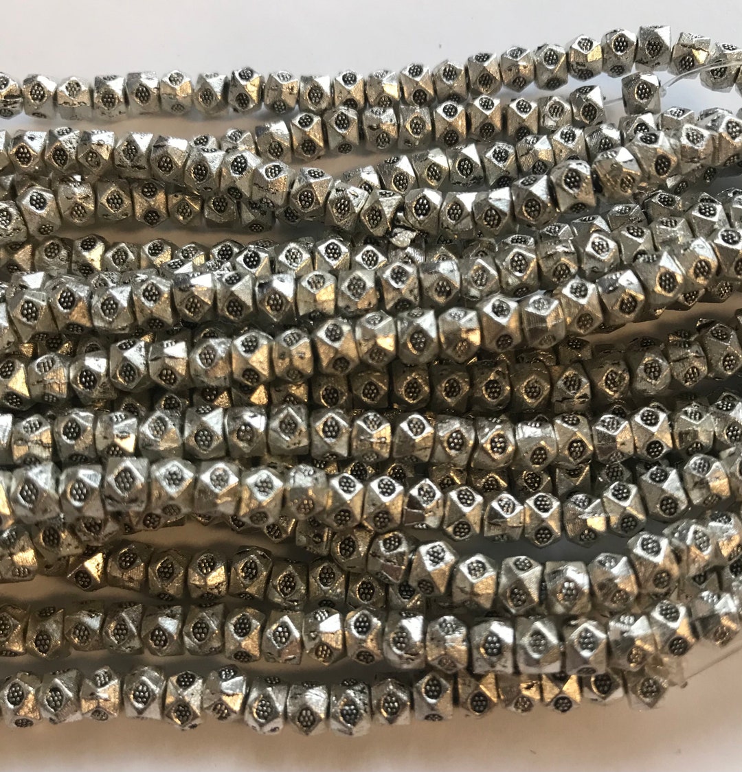 5x3mm Barrel Base Metal 60beads/ 7 Inch Strand--1 Strand/3 Strands/10 ...
