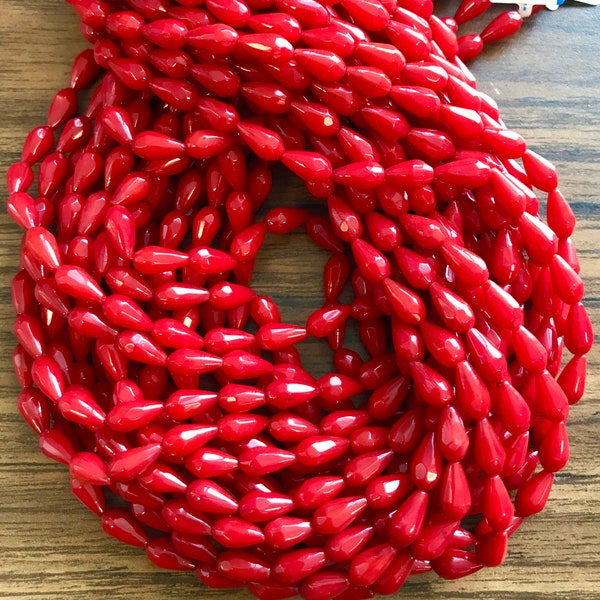 Red Teardrop - Etsy