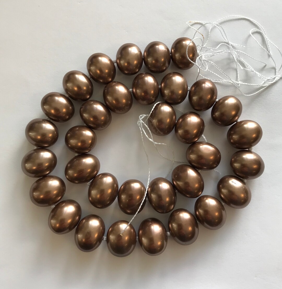 Pearl 15x12x11mm Oval Shell Pears-15.5 Inch Strand - Etsy