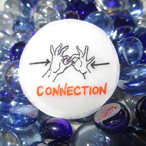 Sign Language "connection" Pin - Etsy
