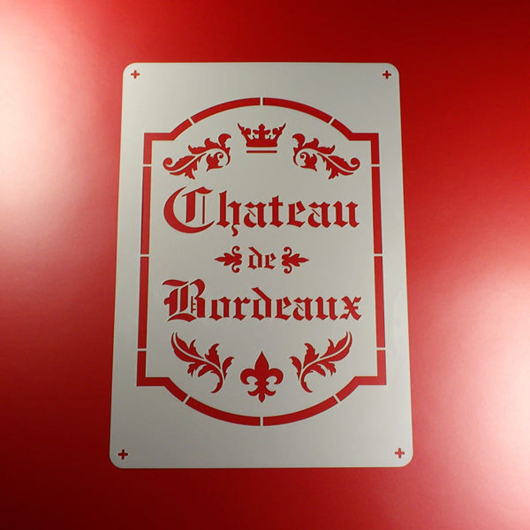 Template Chateau De Bordeaux Frame-bs05 - Etsy