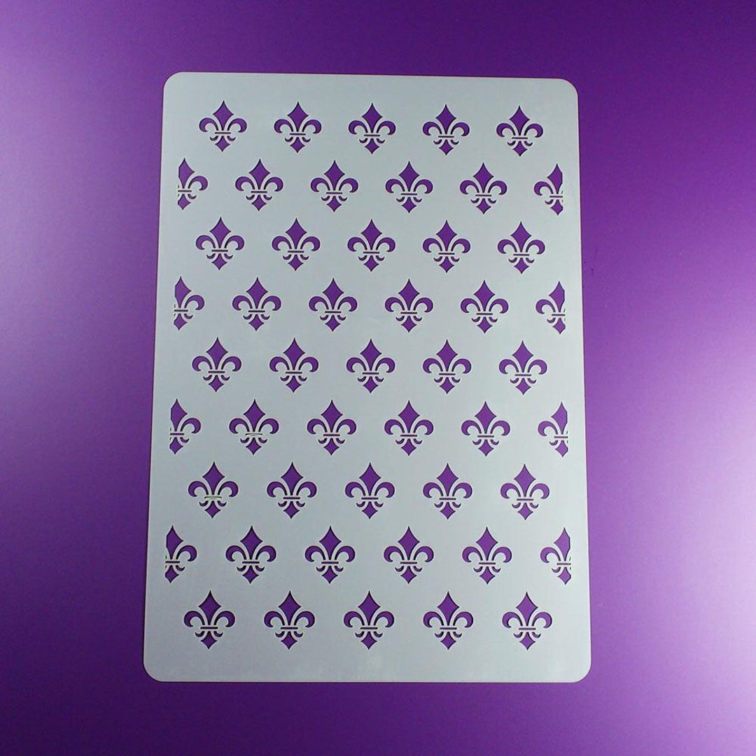 Sjabloon Franse Lelie Patroon Fleur de Lis BM04 - Etsy Nederland