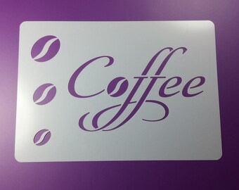 Kaffee schablone - Etsy.de